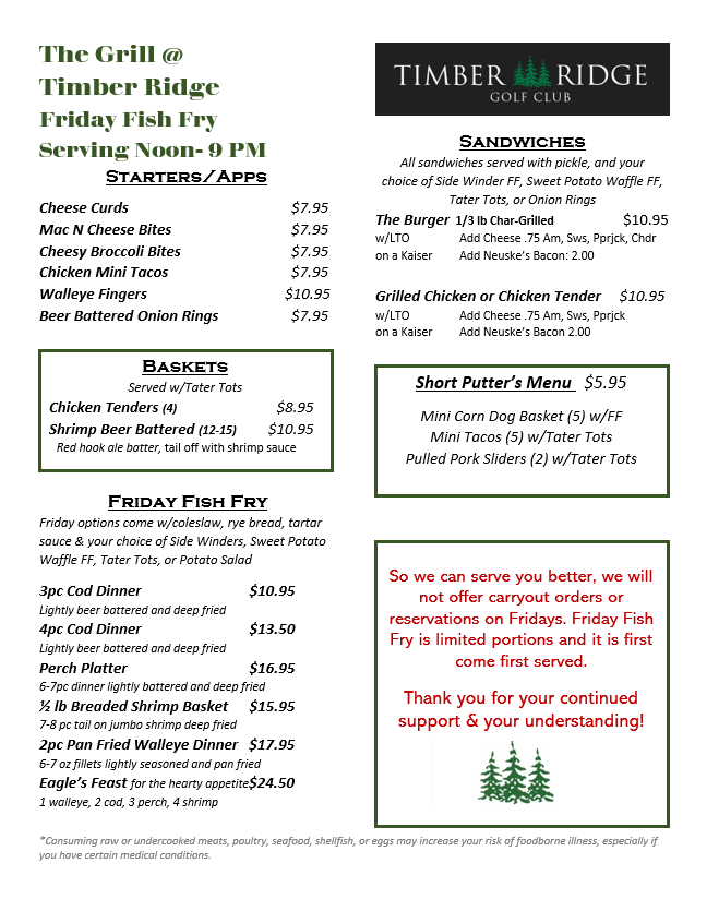 The Bar & Grill at Timber Ridge - Timber Ridge Golf Club